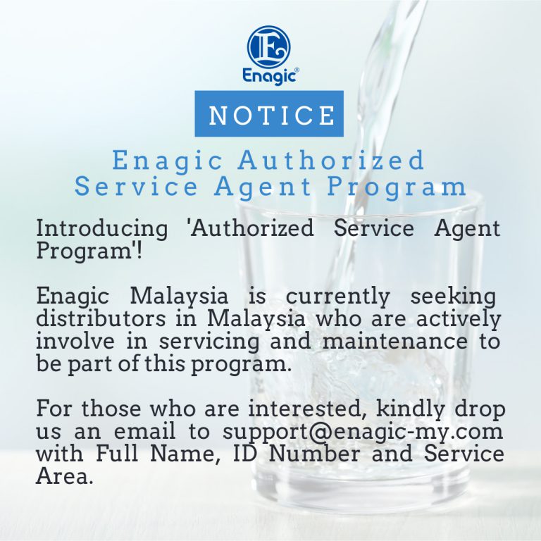 Enagic Authorized Service Agent Program – Enagic (Malaysia) Sdn Bhd