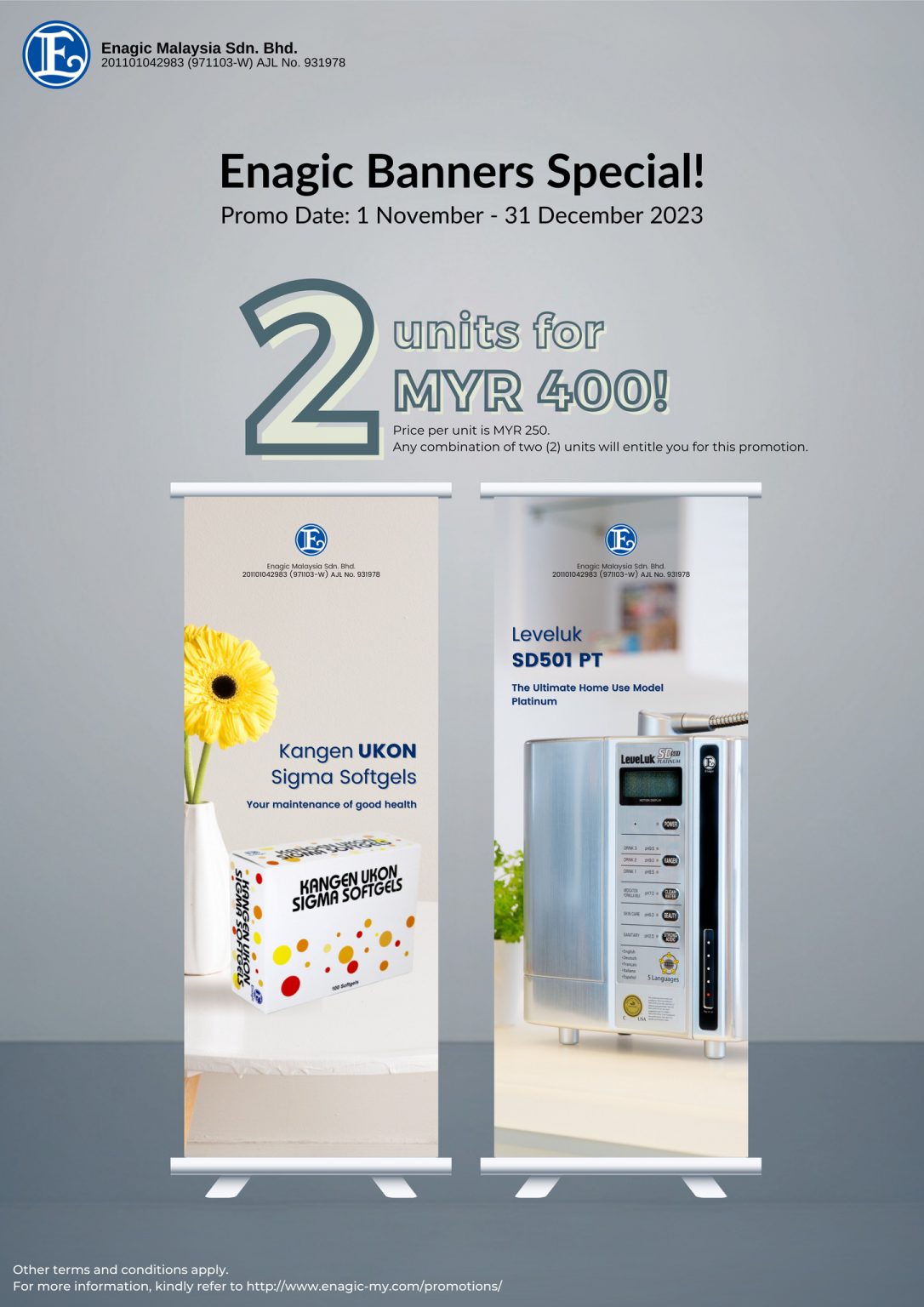 NEW ADDITION & PROMOTION | Enagic Banners Special! - Enagic (Malaysia ...